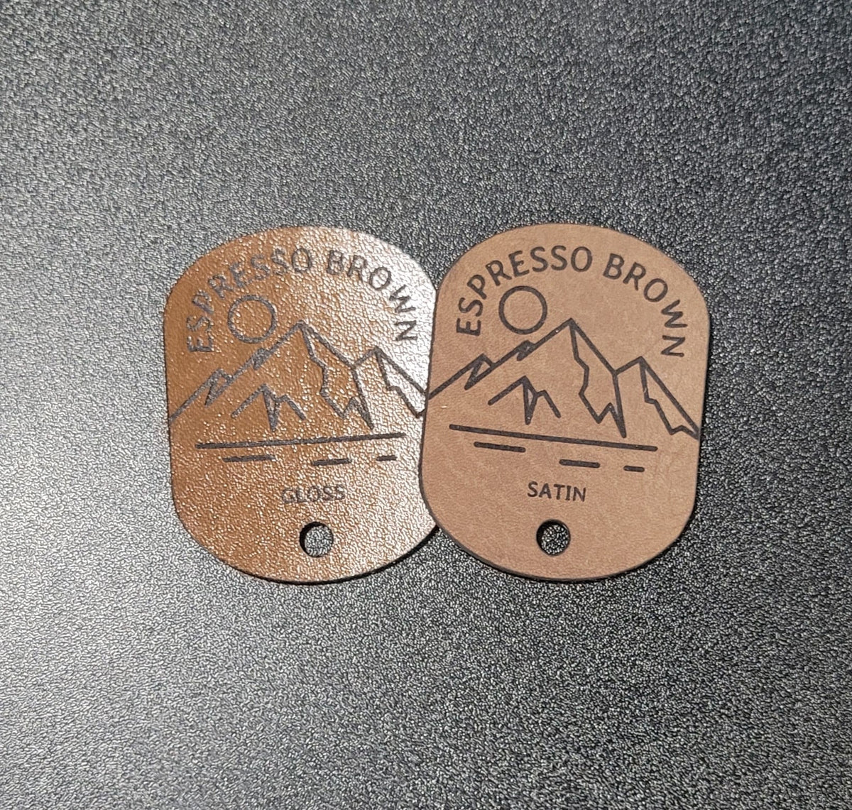 Genuine Leather - Small engraved patches - Sew On – Patch 4 Hats